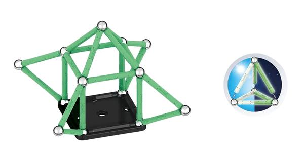 Geomag Glow: il nuovo gioco magnetico, luminoso, con materiali naturali ...